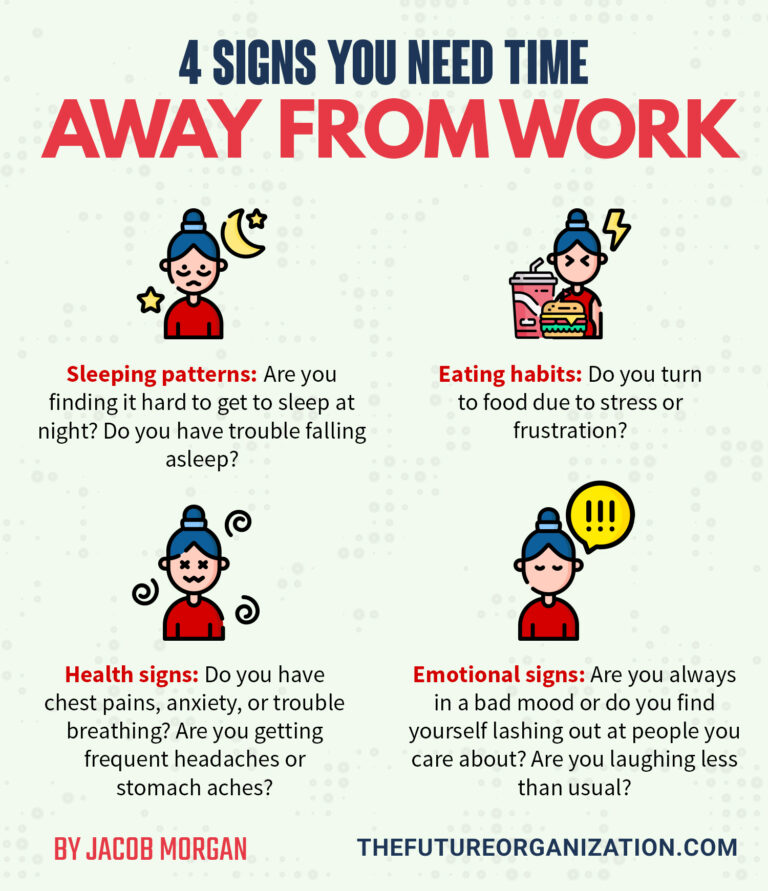 4 Sign You Need Time Away From Work